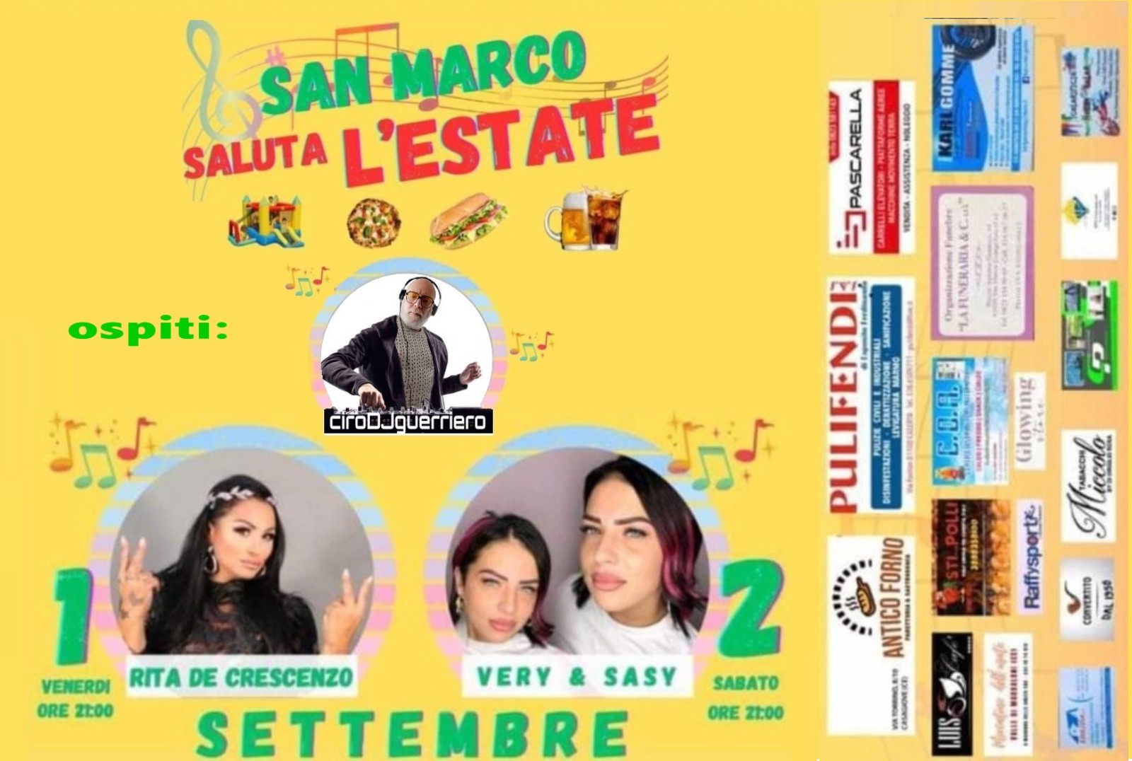 Le star di TikTok Rita De Crescenzo, Very & Sasy a S.Marco Evangelista ...